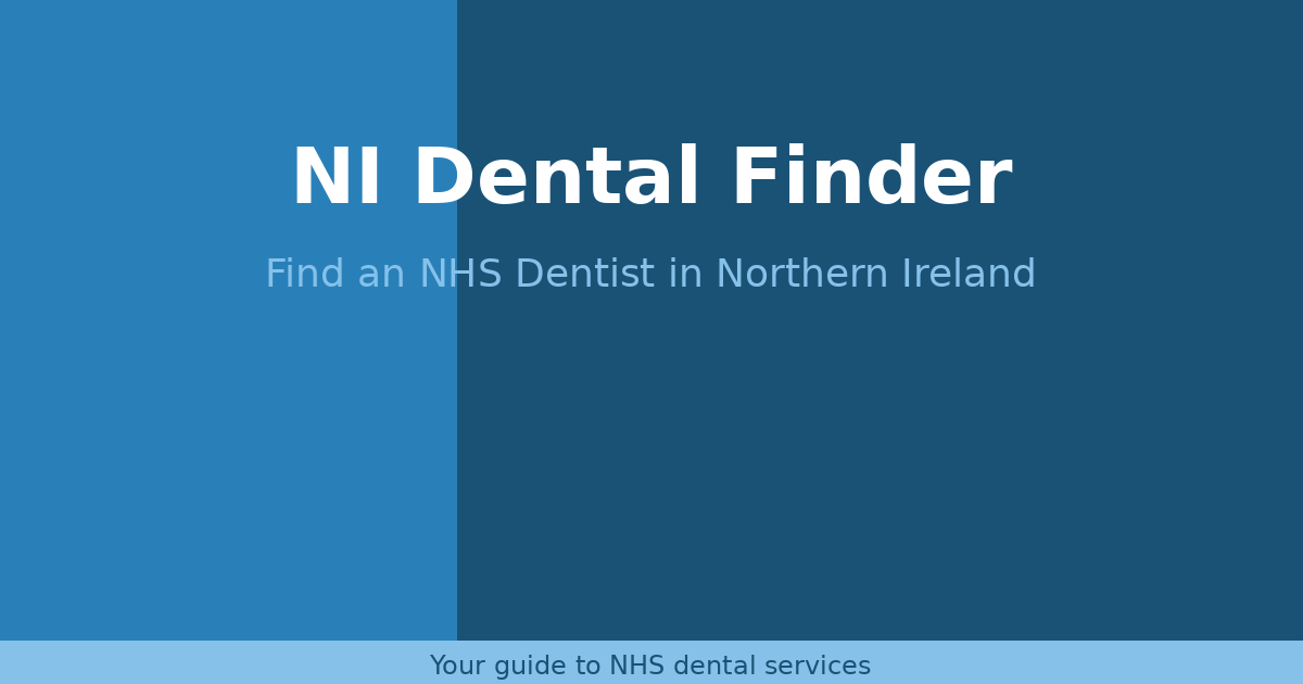 NHS Dental Charges & Costs in Northern Ireland | NI Dental Finder
